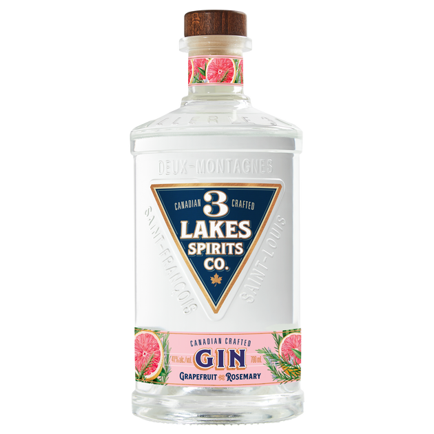 3 Lakes Spirits Co. Grapefruit & Rosemary Gin – Profile Wine Group